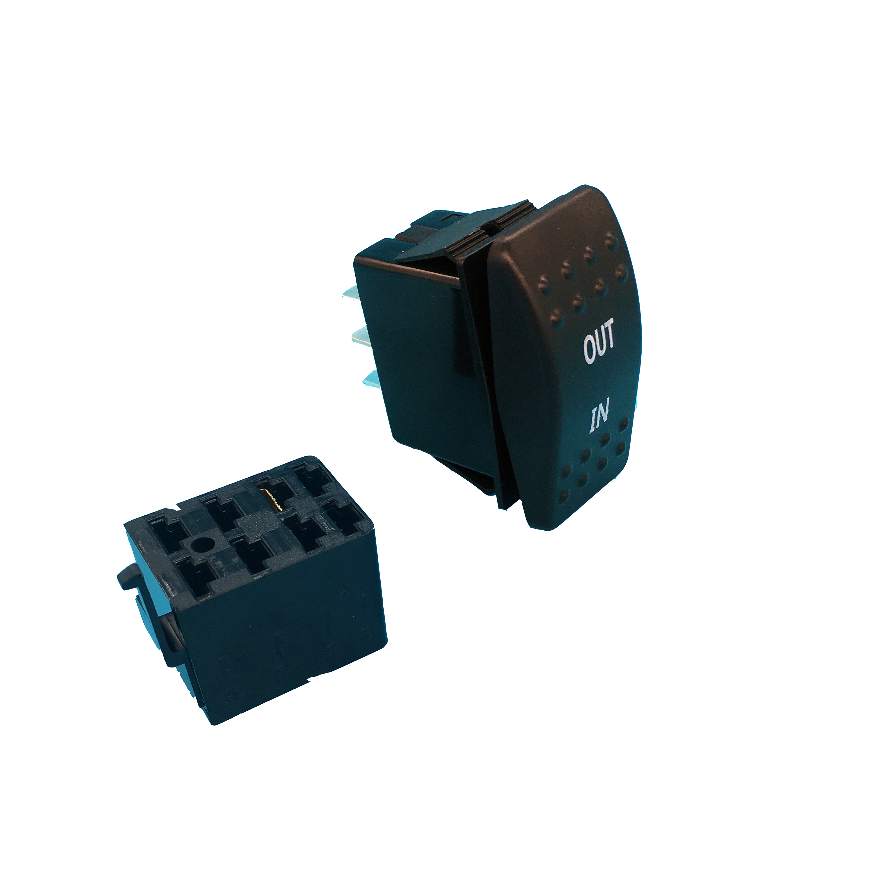 Float Switch for Bilge Pump Rocker Switch Carling Style Green Led ...